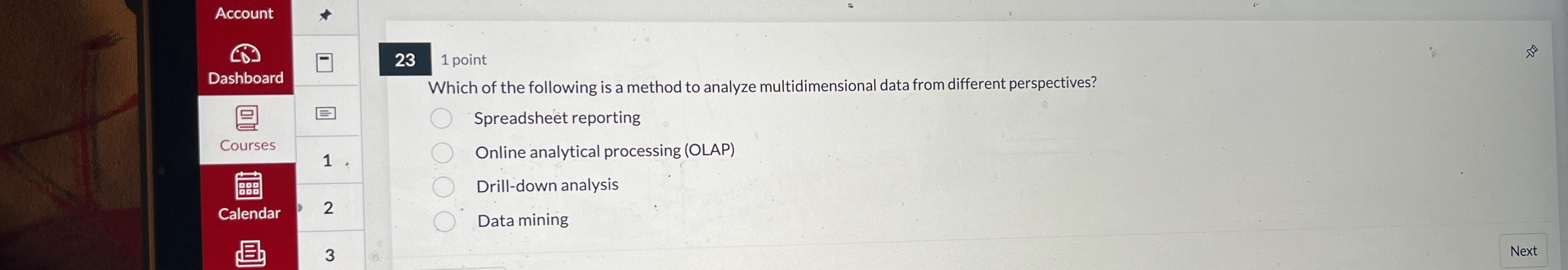 Solved 231 ﻿pointWhich of the following is a method to | Chegg.com