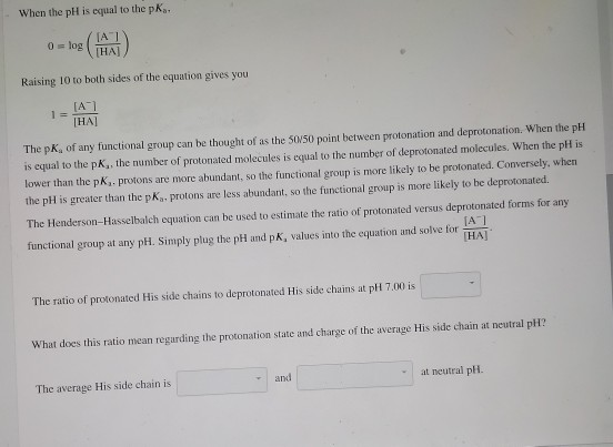 Solved Histidine (His) is an example of a basic amino acid, | Chegg.com