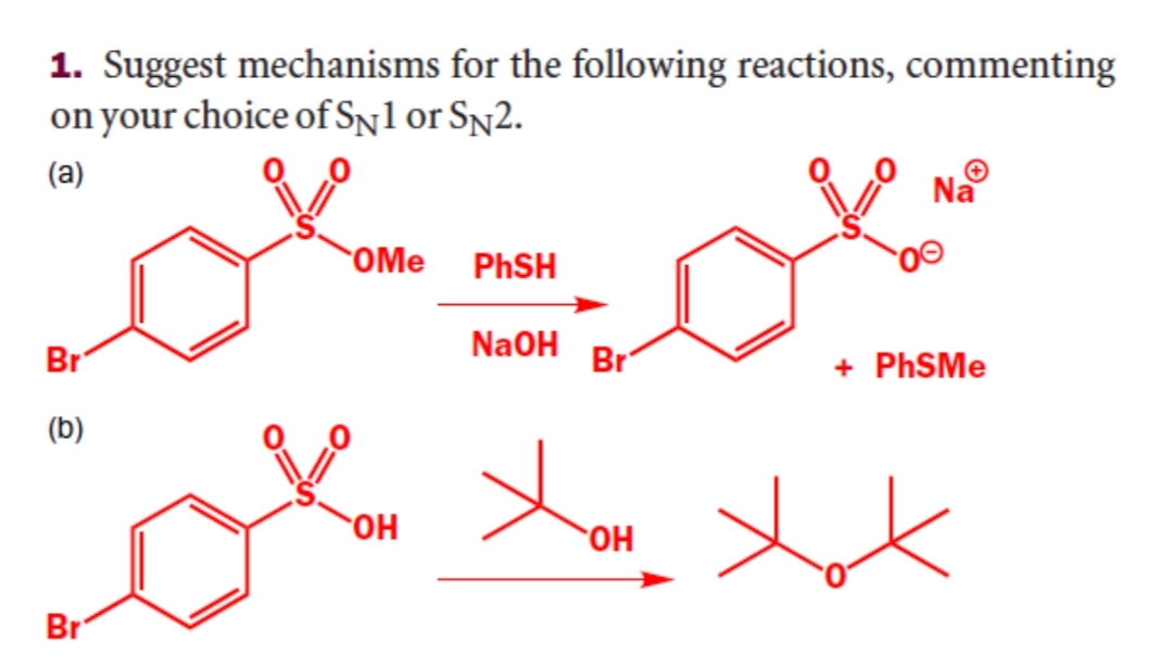 Solved Suggest mechanisms for the following reactions, | Chegg.com