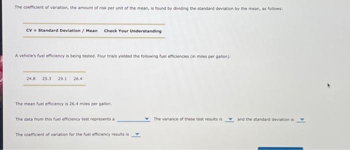 Solved 19. Variance and standard deviation The most common | Chegg.com