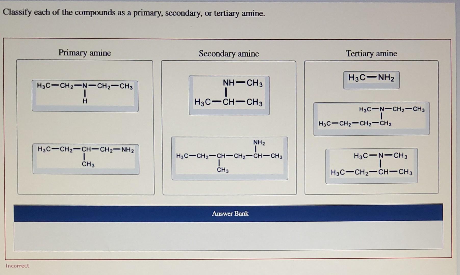 Solved Classify each of the compounds as a primary, | Chegg.com