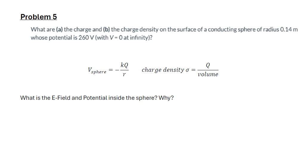 Solved Problem 5What are (a) ﻿the charge and (b) ﻿the charge | Chegg.com