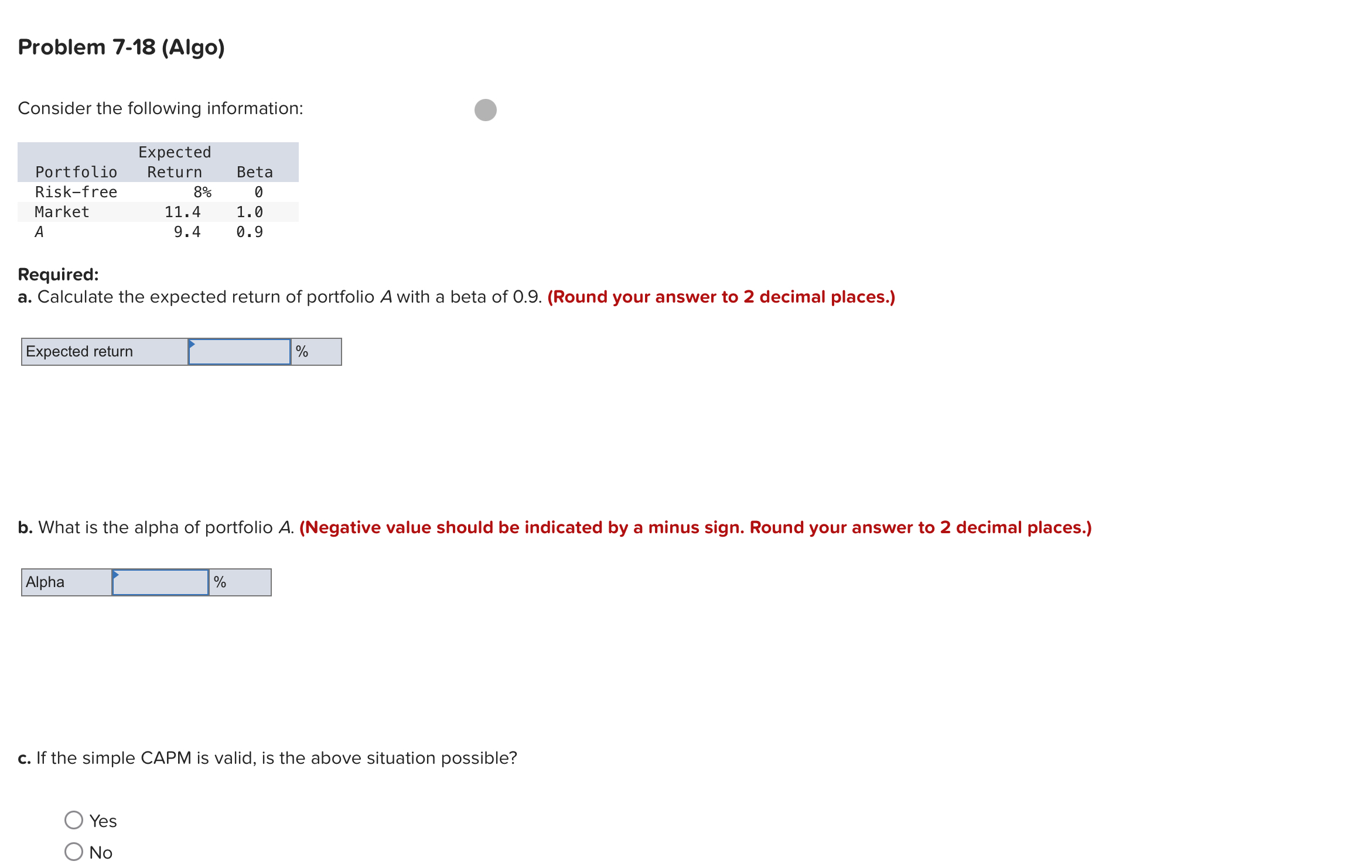 Solved Problem 7-18 (Algo)Consider the following | Chegg.com Solved Problem 7-18 (Algo)Consider the following | Chegg.com