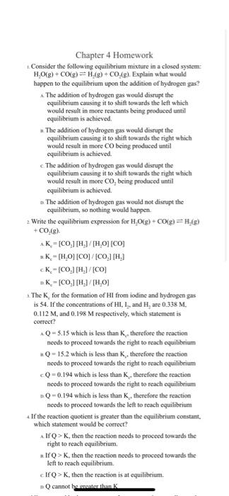 Solved Cnapter 4 Homework 1. Consider the following | Chegg.com Solved Cnapter 4 Homework 1. Consider the following | Chegg.com