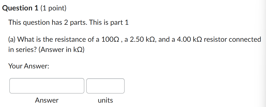 Solved Question 1 (1 ﻿point)This question has 2 ﻿parts. This | Chegg.com