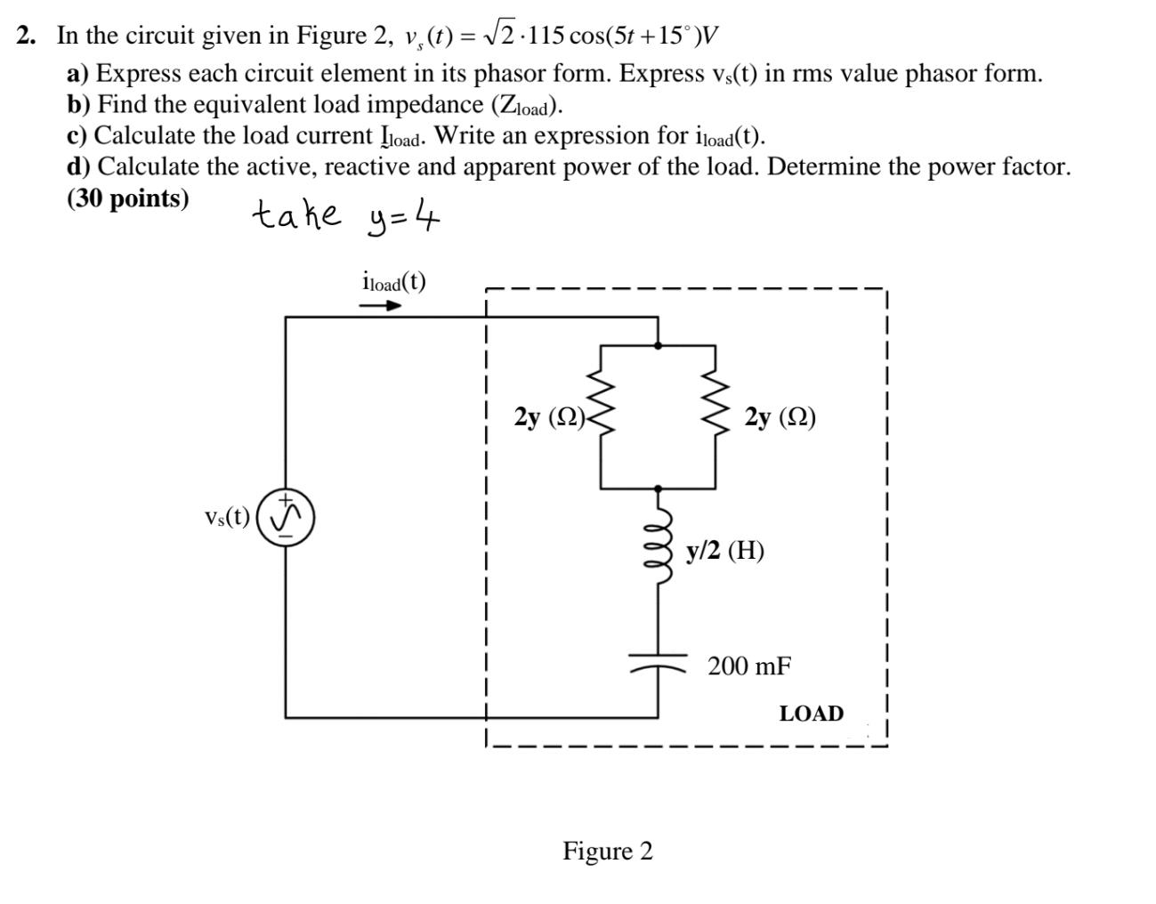 Solved In the circuit given in Figure | Chegg.com