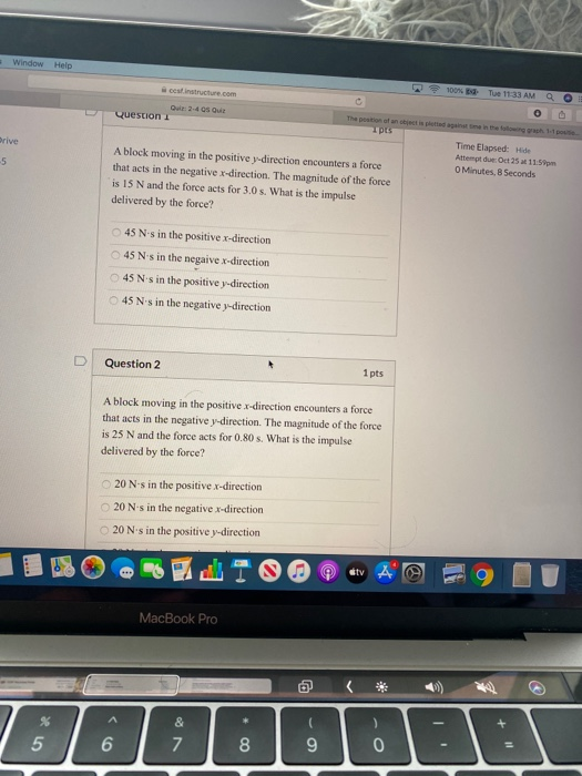 Solved Window Help cest instructure.com 100% Tue 11:33 AM | Chegg.com