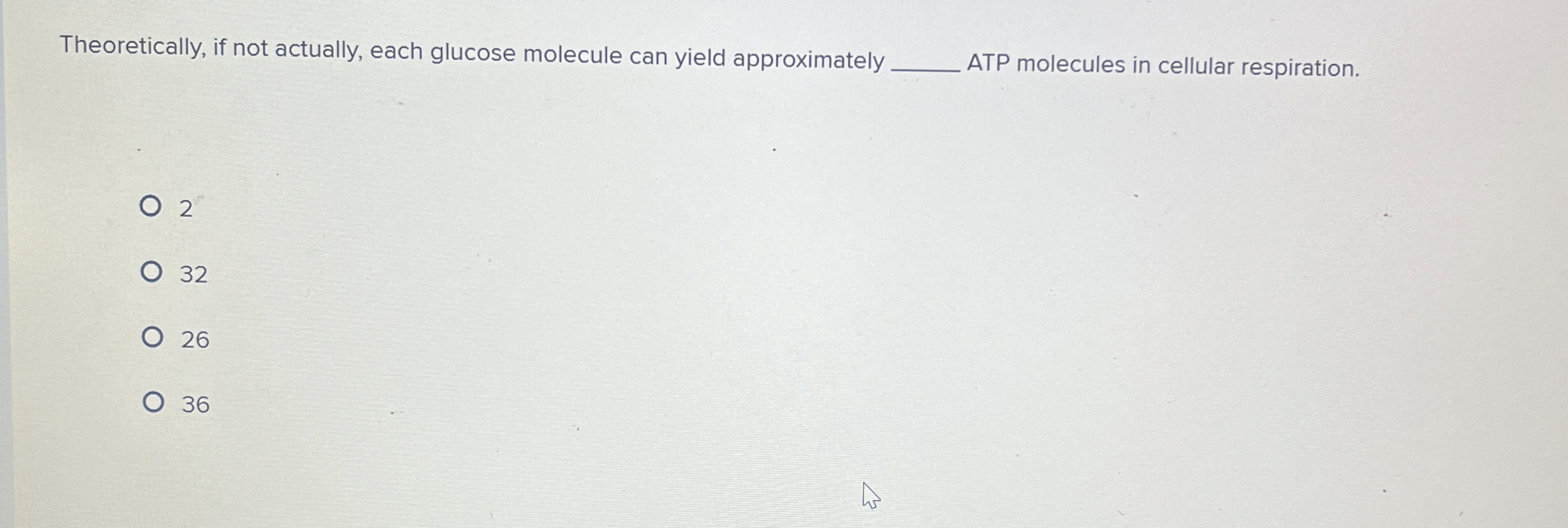 Solved Theoretically, if not actually, each glucose molecule | Chegg.com