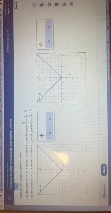 Solved Translate bach orath as specatied below. (a) The | Chegg.com