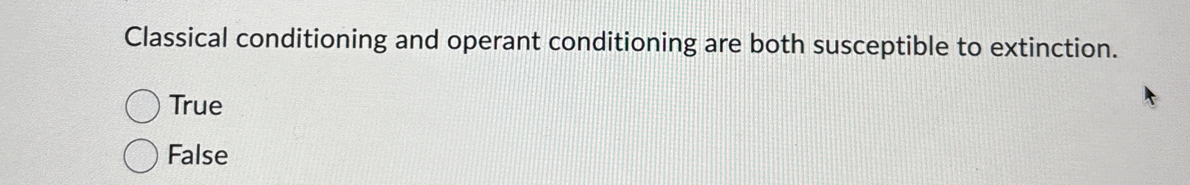 Solved Classical conditioning and operant conditioning are | Chegg.com