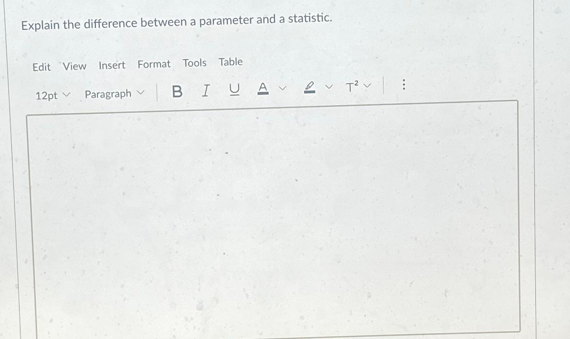 Solved Explain the difference between a parameter and a | Chegg.com