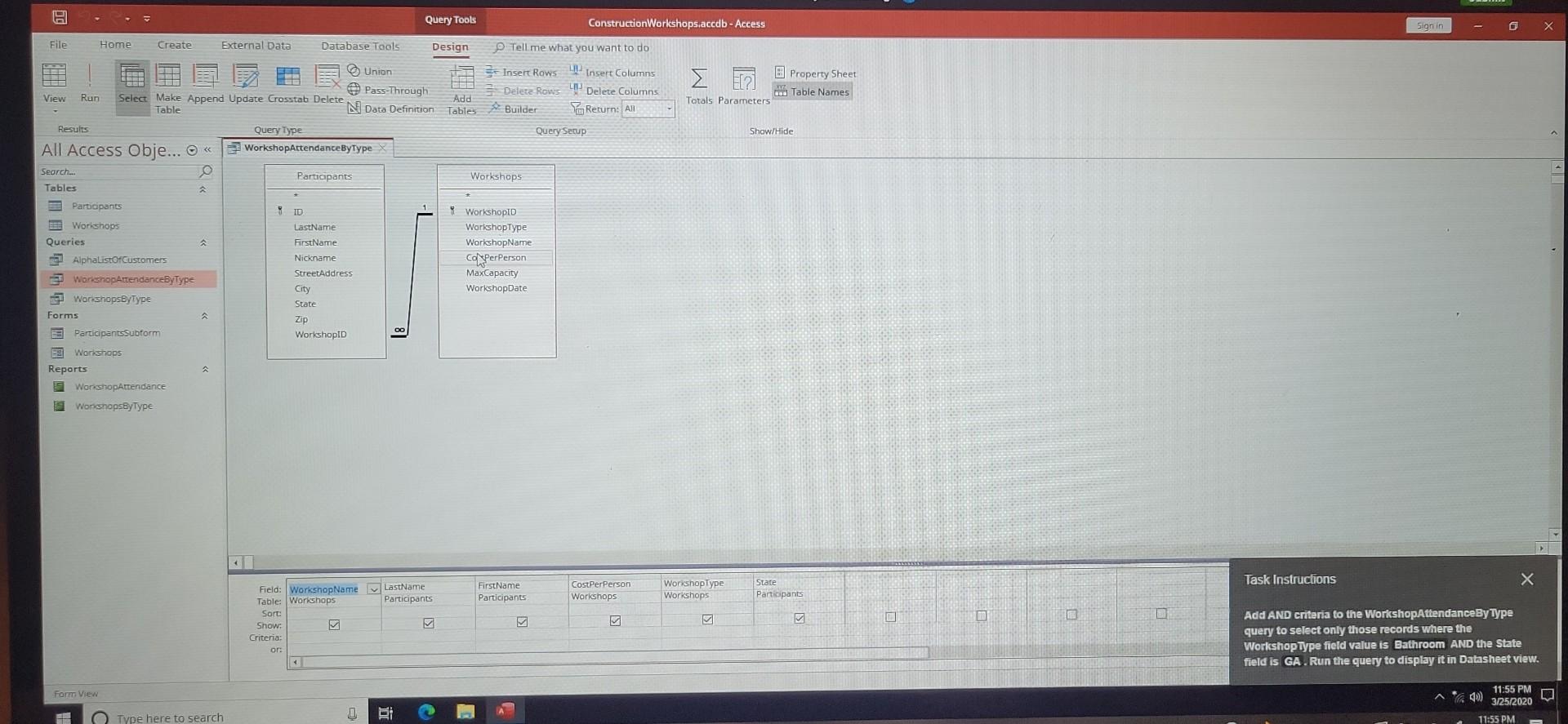 Solved Task Instructions Add AND criteria to the | Chegg.com