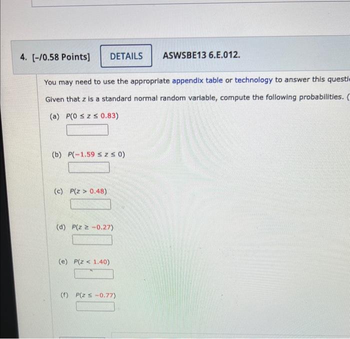 Solved You may need to use the appropriate appendix table or | Chegg.com
