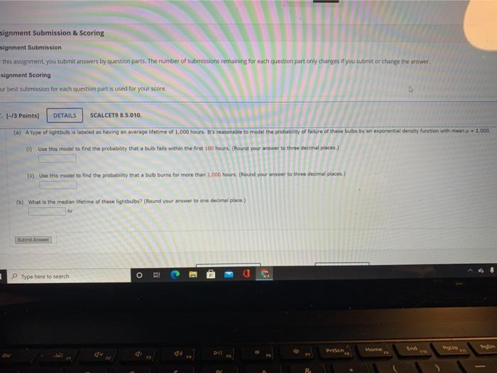 Solved signment Submission & Scoring Signment Submission | Chegg.com
