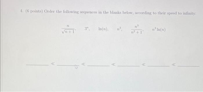 Solved 3. (12 points) Consider these values from a sequence | Chegg.com
