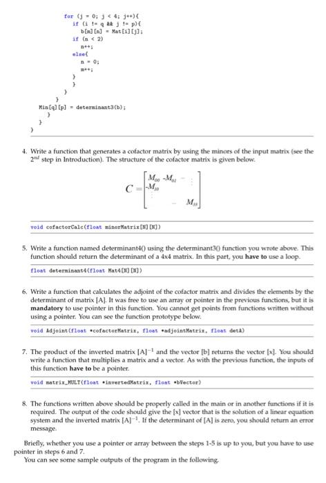 Solved Purpose: Any NxN square matrix (A is called | Chegg.com