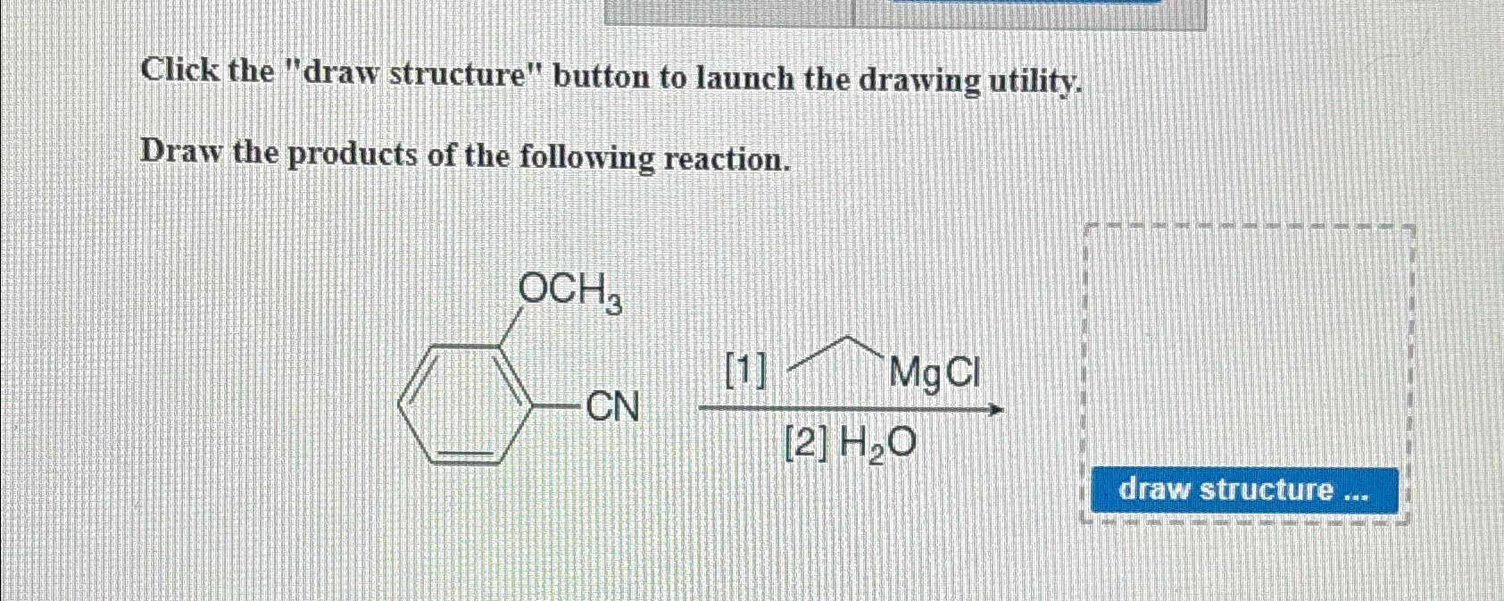 Solved Click the "draw structure" button to launch the | Chegg.com