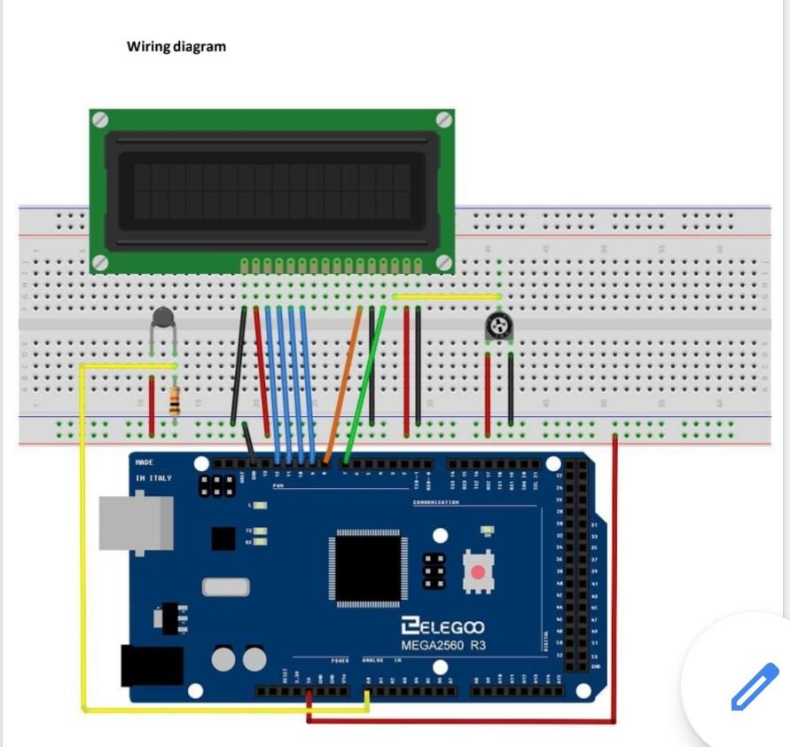 Solved the below arduino code is for measuring the room | Chegg.com