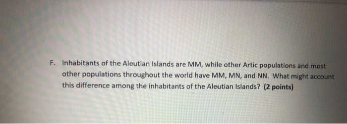 Solved 2. The MN antigen system has two common codominant | Chegg.com