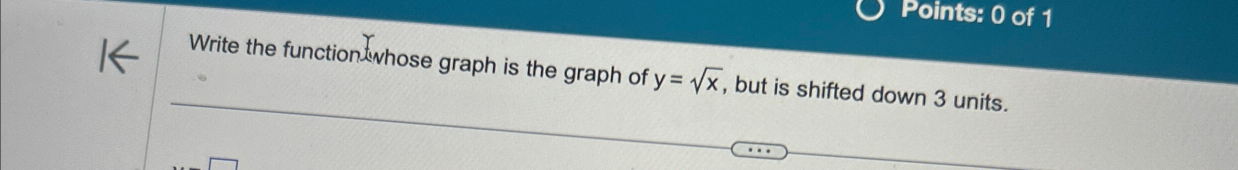 Solved Write the functiontwhose graph is the graph of y=x2, | Chegg.com