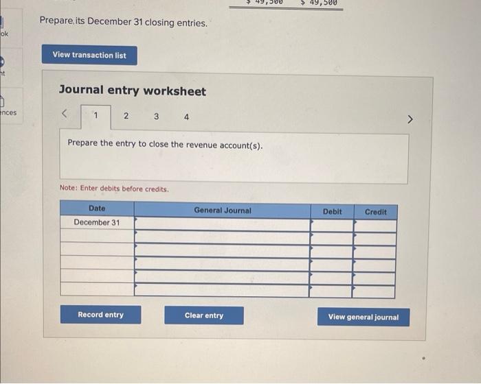 Solved QS 3-22 (Algo) Preparing closing entries LO P6 The | Chegg.com