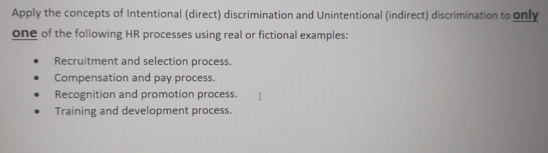 Solved Apply the concepts of Intentional (direct) | Chegg.com