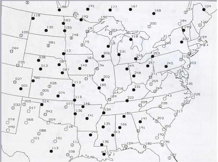 meteorologyAnalyze the attached MSL chart by drawing | Chegg.com