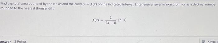 Solved Find the total area bounded by the x-axis and the | Chegg.com