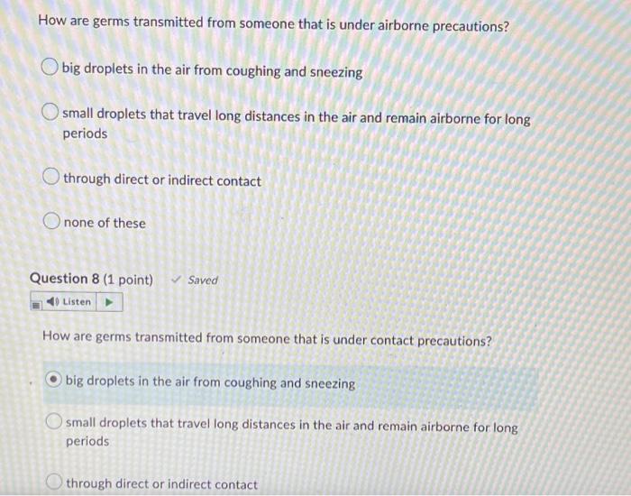 Solved How are germs transmitted from someone that is under | Chegg.com Solved How are germs transmitted from someone that is under | Chegg.com