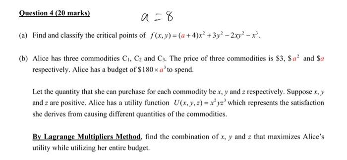Solved A8 A Use Euler Relation To Find The Values Of R And
