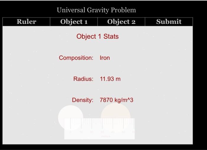 Solved Universal Gravity Problem Universal Gravity | Chegg.com