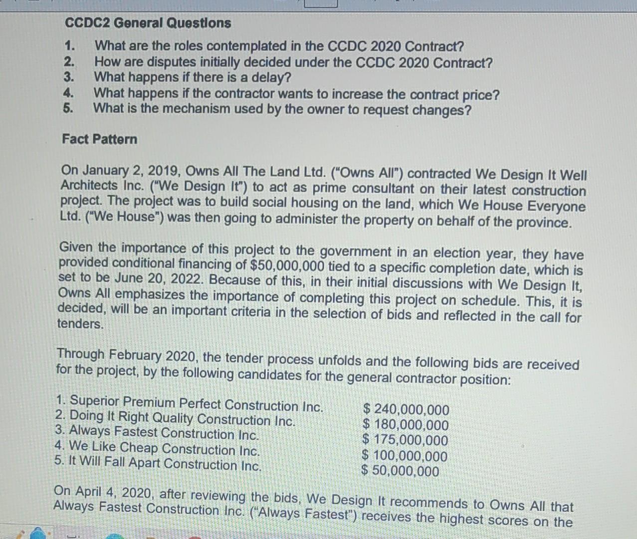 Solved CCDC2 General Questlons 1. What are the roles | Chegg.com