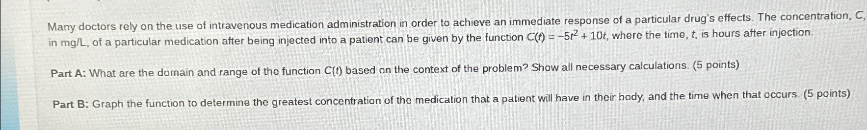 Solved Many doctors rely on the use of intravenous | Chegg.com