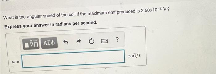 Solved The armature of a small generator consists of a flat, | Chegg.com