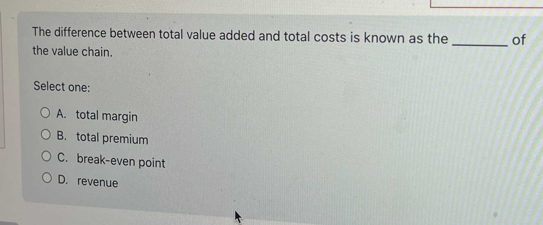 Solved The difference between total value added and total | Chegg.com