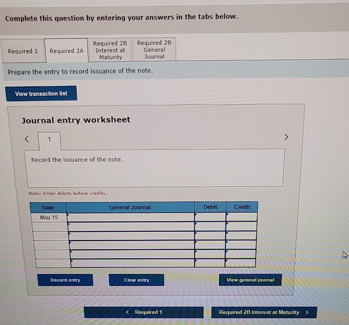 Solved Exercise 9-4 (Algo) Accounting for note payable LO P1 | Chegg.com