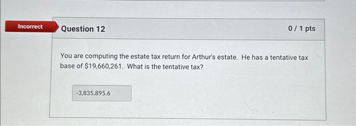 Solved You are computing the estate tax return for Arthur's | Chegg.com