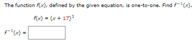 Solved The function f(x), ﻿defined by the given equation, is | Chegg.com