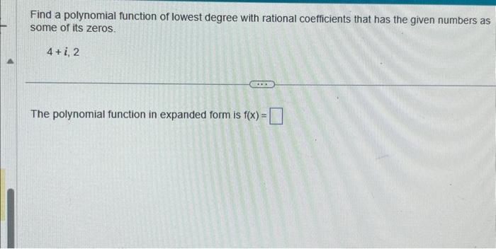 Suppose a polynomial function of degree 4 with | Chegg.com
