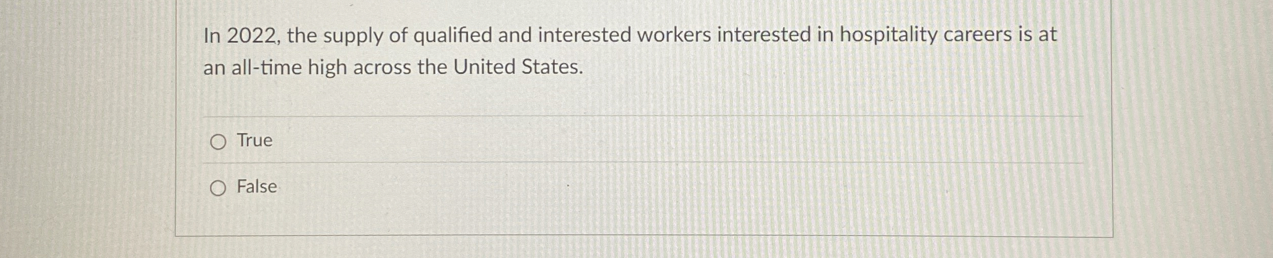 Solved In 2022, ﻿the supply of qualified and interested | Chegg.com