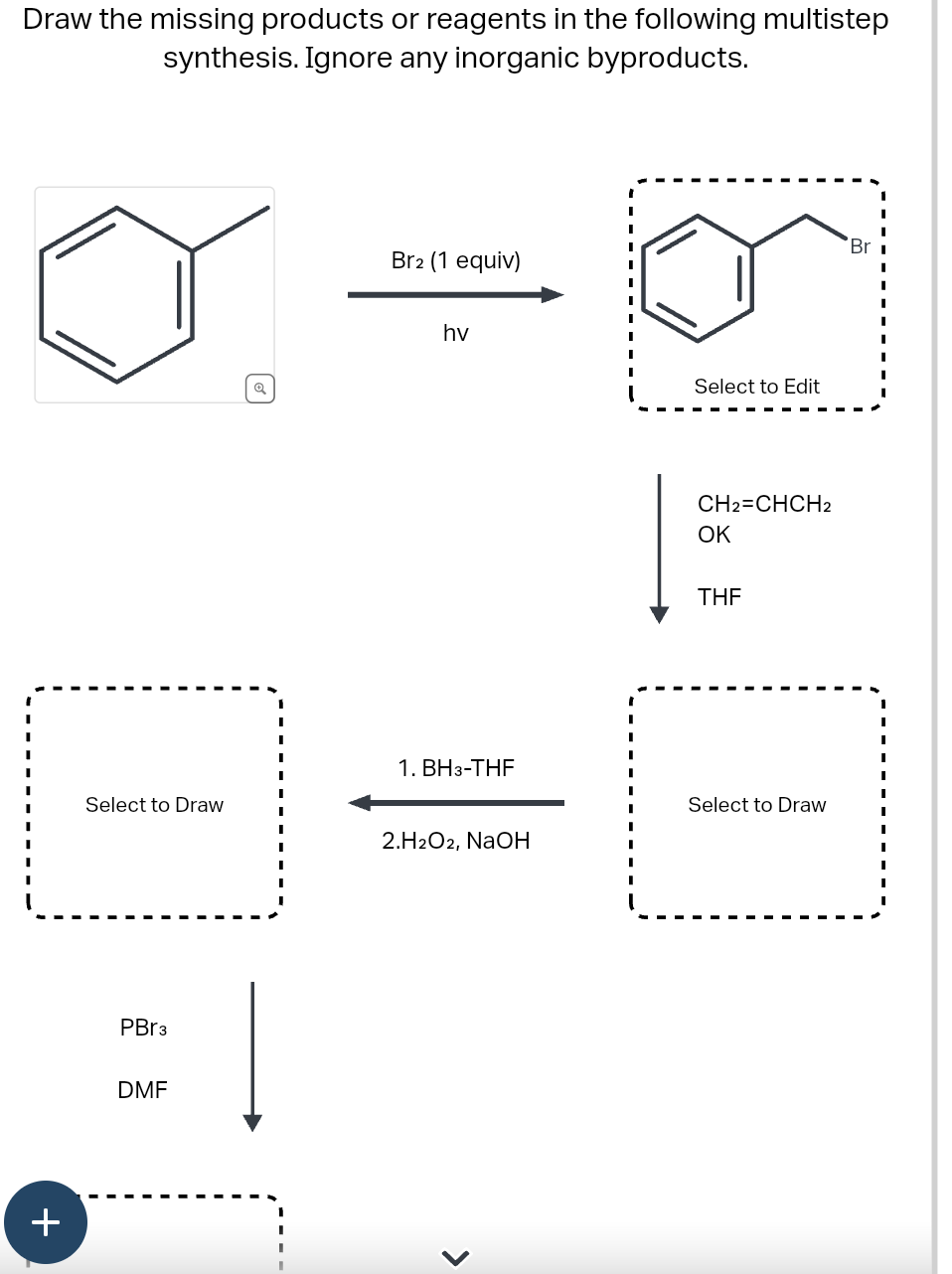 Solved Draw the missing products or reagents in the | Chegg.com