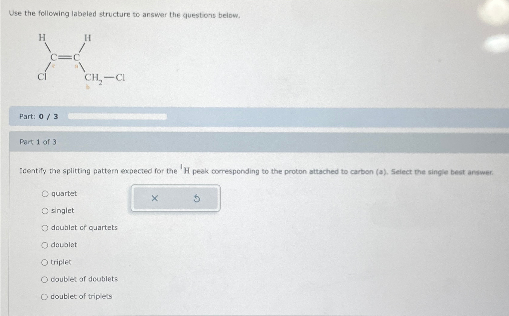 Solved Use the following labeled structure to answer the | Chegg.com