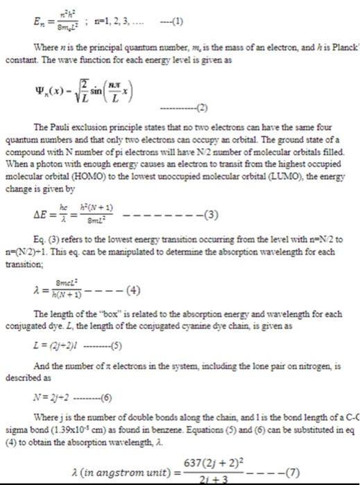 In quantum mechanics, a particle in a box model | Chegg.com