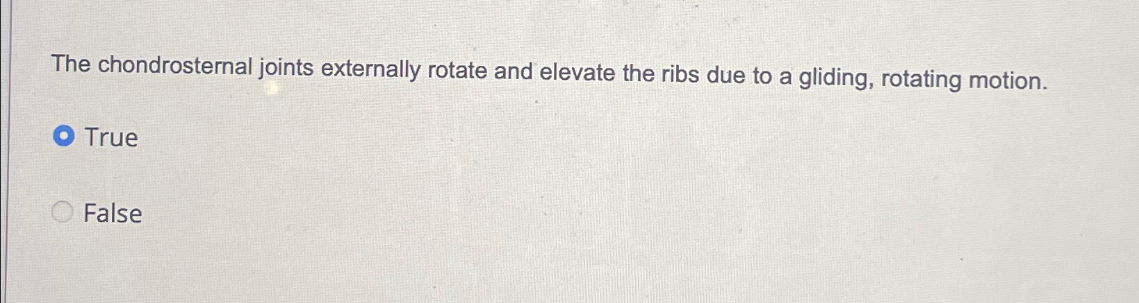 Solved The chondrosternal joints externally rotate and | Chegg.com