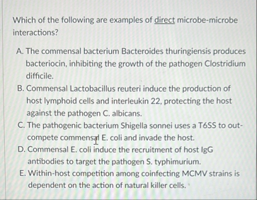 Solved Which of the following are examples of direct | Chegg.com
