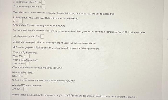 Solved Section 2.5 Population Dynamics: Problem 6 (1 point) | Chegg.com