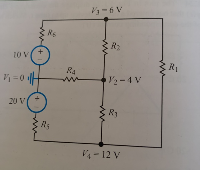 Solved 1.26 In the circuit of Fig. P1.26, node Vi was | Chegg.com