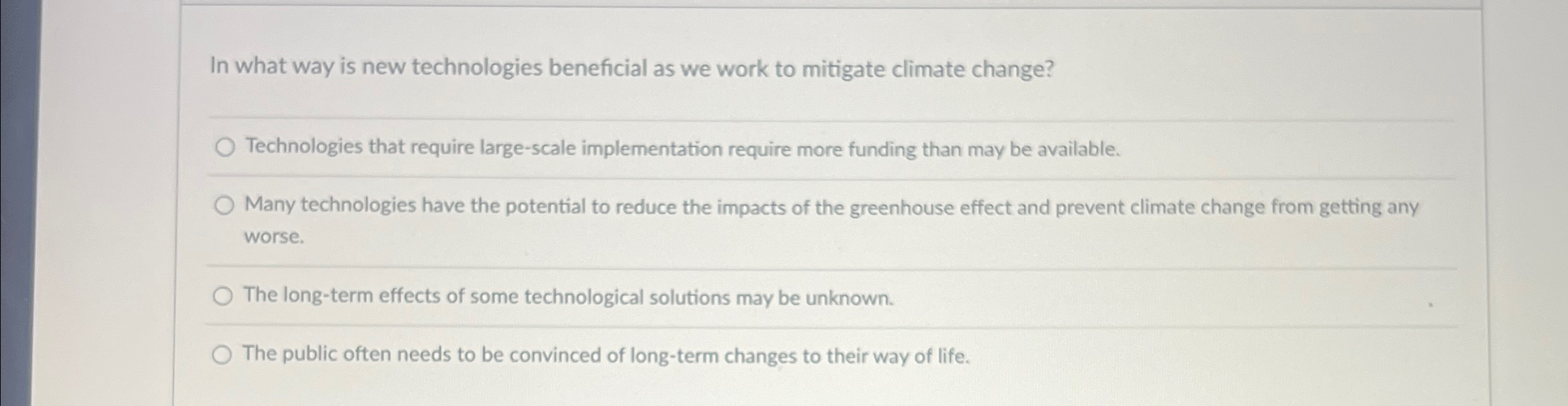 Solved In what way is new technologies beneficial as we work | Chegg.com