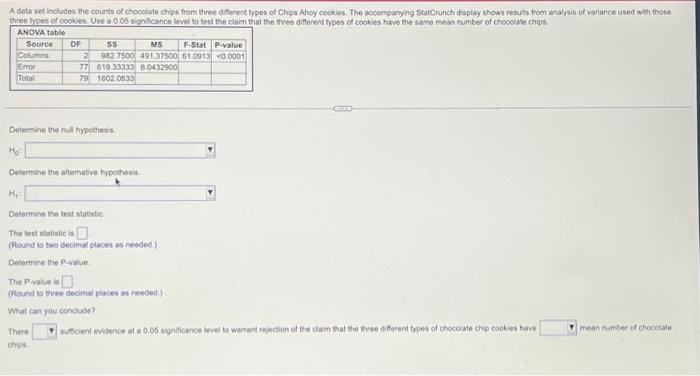 A dota set inclotes the oounts of chocolate chps from | Chegg.com