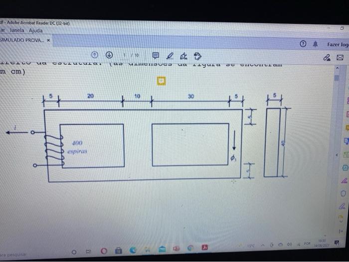 Solved The magnetic structure shown below is made of | Chegg.com